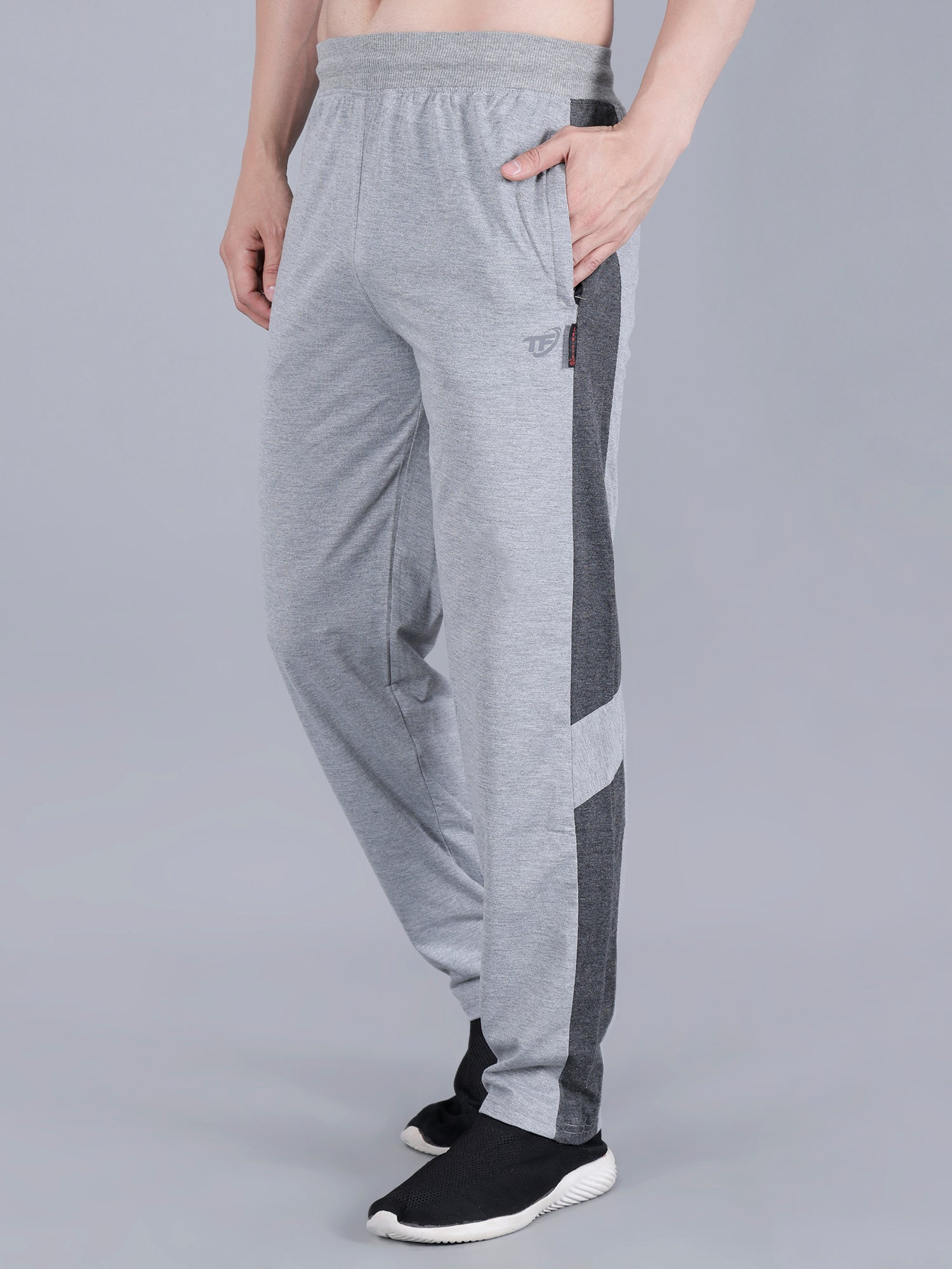 Grey Regular Fit Track Pant – Texfro